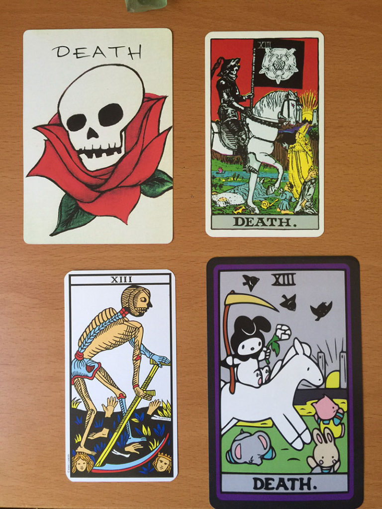 Death Tarot & Sacred Symbols Oracle Card